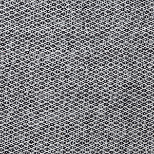DII Woven Recycled Yarn Rag Rug Collection Miniature Diamonds, 2x3', Gray