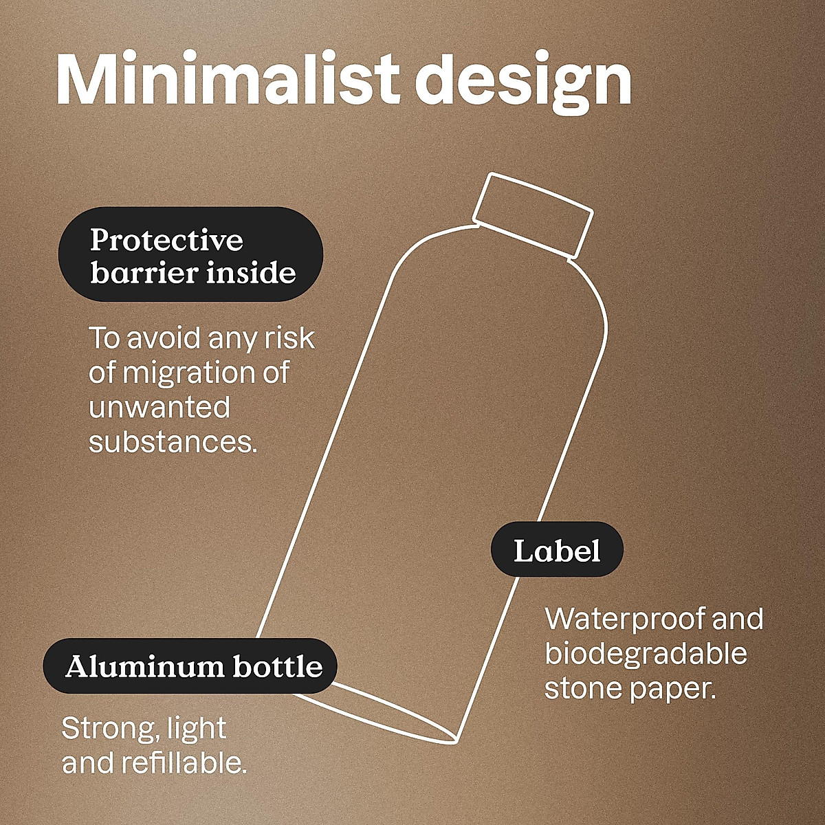 ATTITUDE Laundry Detergent with Essential Oils, EWG Verified, Vegan, Plant and Mineral-Based Ingredients, HE, Refillable Aluminum Bottle, 40 Loads, Geranium and Lemongrass, 33.8 Fl Oz