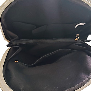 Nevenka Backpack Purse for Women Casual Shoulder Bag PU Leather Zipper Closure Adjustable Strap (beige)