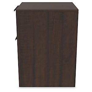 Signature Design by Ashley Arlenbry Modern Filing Cabinet with 2 Drawers, Weathered Oak Gray