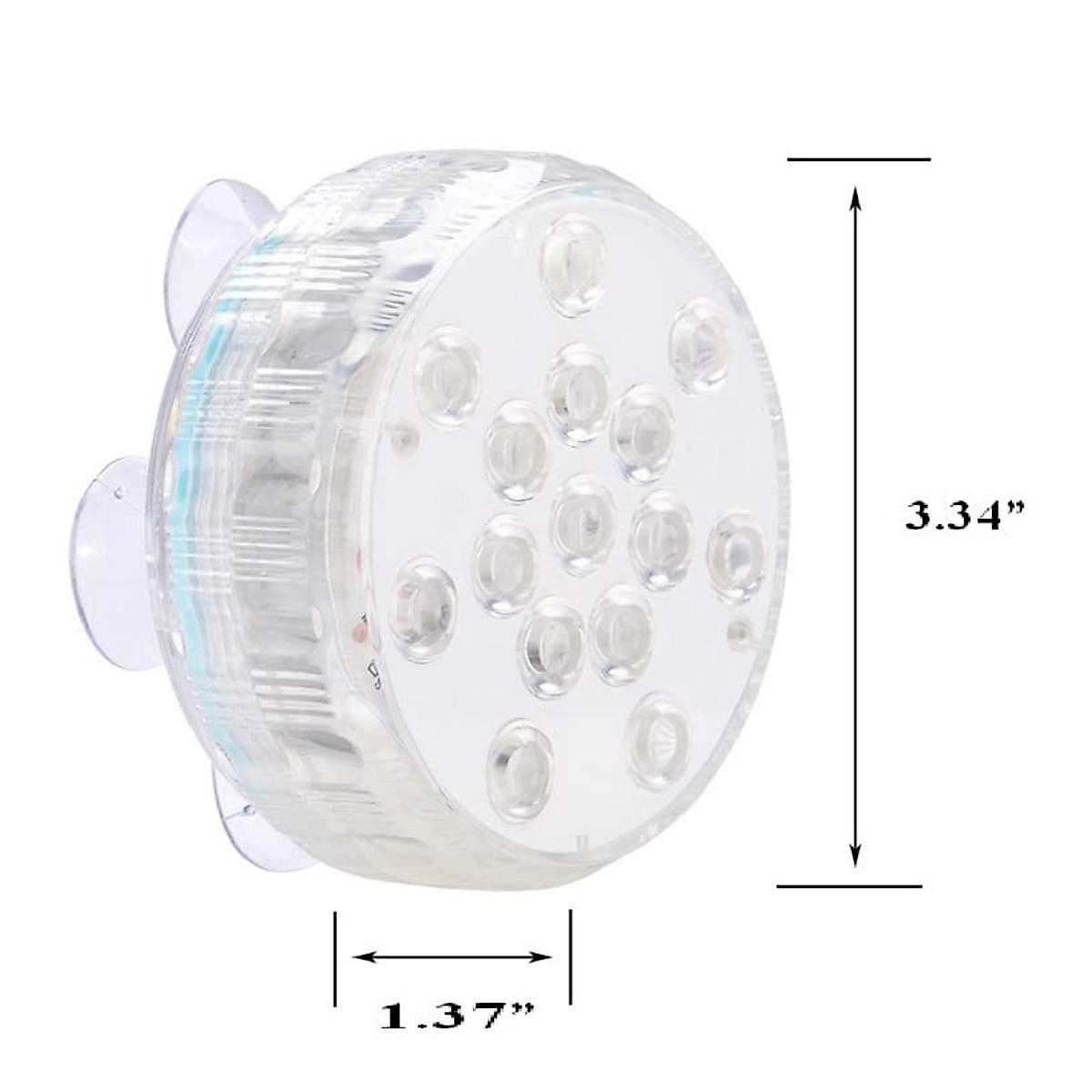 Spa Lights for Hot Tub,Waterproof 15 LEDs and 16 Colors Changing Spa Lights, Wireless Pond Light,Bathtub Lights,Pool Light with Magnet and 5 Suction Cups,Hot tub Light,3xAA Battery Operated