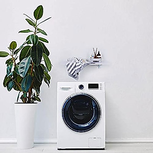 Zytty Folding Wall Desk, Wall Desk Fold Down Wall Mounted Desk for Small Space, Floating Desk, White, 35.4 x 15.8 inch