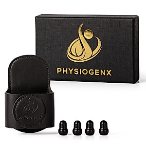 Stethoscope Holder Hip Clip With Upgraded Secure Magnetic Closure - Our Hygienic Stethoscope Clip is Designed to Hold All Brands & Styles - Includes Replacement Stethoscope Ear Tips (Obsidian Black)