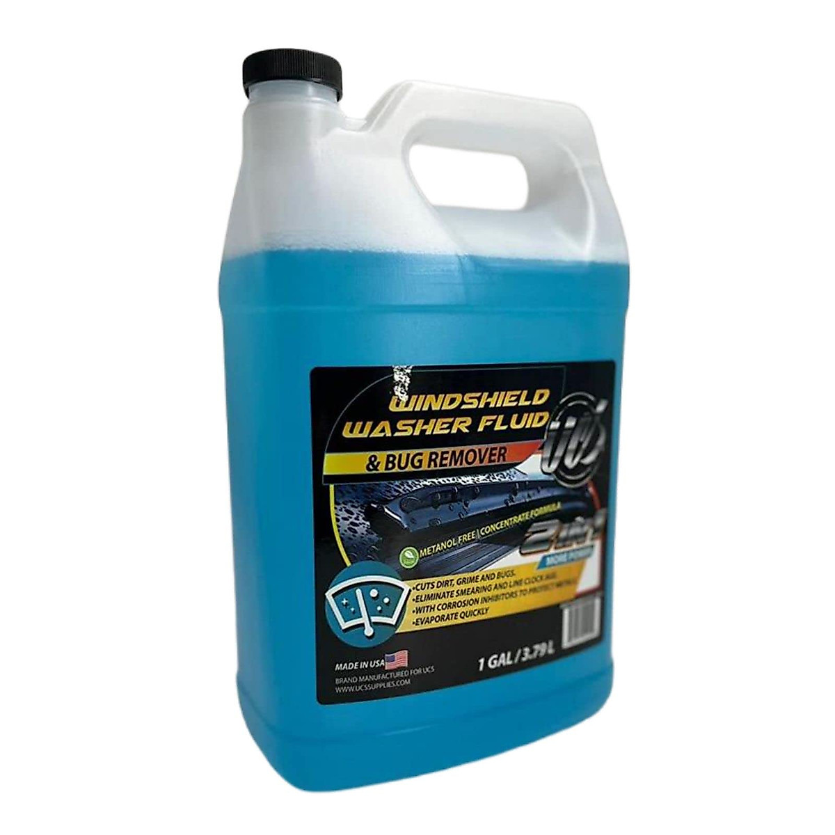 UCS 10015 2-In-1 Windshield Washer Fluid & Bug Remover 1 Gallon Pack of 1