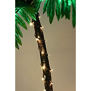 Lightshare 7 Feet Palm Tree, 96LED Lights, Decoration for Home, Party, Christmas, Nativity, Outdoor Patio