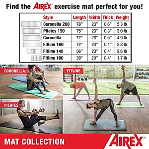 Airex Calyana Prime Yoga Mat, Ocean Blue