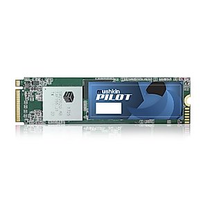 Mushkin Pilot – 500GB PCIe NVMe – M.2 (2280) Internal Solid State Drive (SSD) – Gen3 x4 – 3D TLC - (MKNSSDPL500GB-D8)