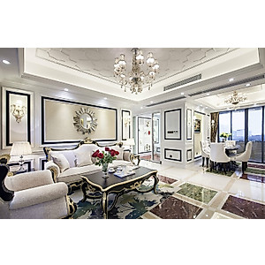 Lamsky E14 LED Bulb Dimmable,110V 400LM 40W Equivalent Daylight White 5000K,E14 European Base Candelabra LED Bulbs,C35 Clear Glass Torpedo Shape Bullet Top(12-Pack)