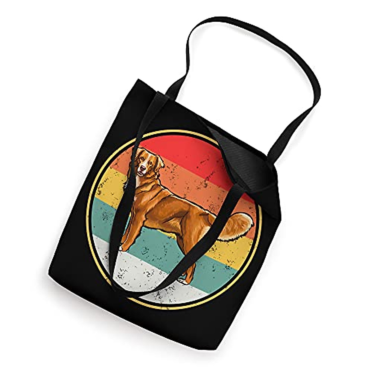 Vintage Retro Sunset Nova Scotia Duck Tolling Retrievers Dog Tote Bag