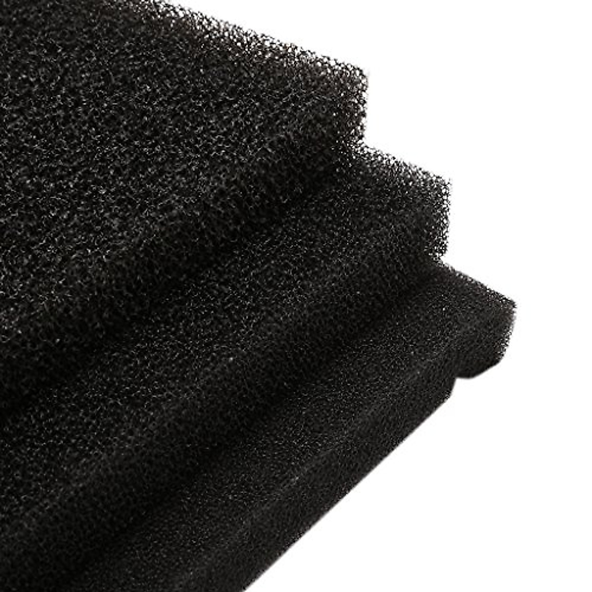 Thereisno Aquarium Filter Media Biochemical Cotton Sponge Pad Replacement Filter Foam 20x20x0.8 Inches Cut to Fit High Porosity Mesh Sieve