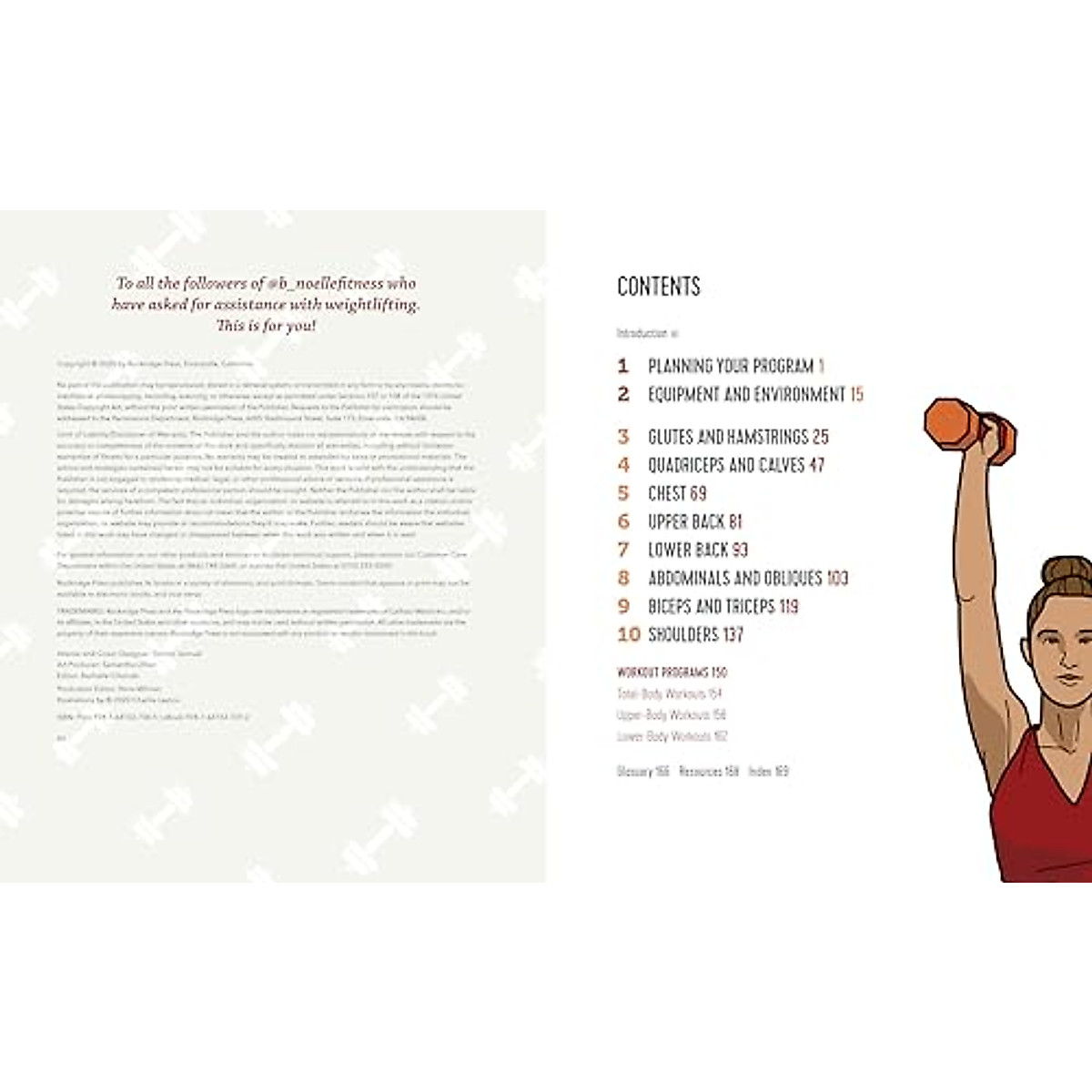 Weight Training for Women: Exercises and Workout Programs for Building Strength with Free Weights