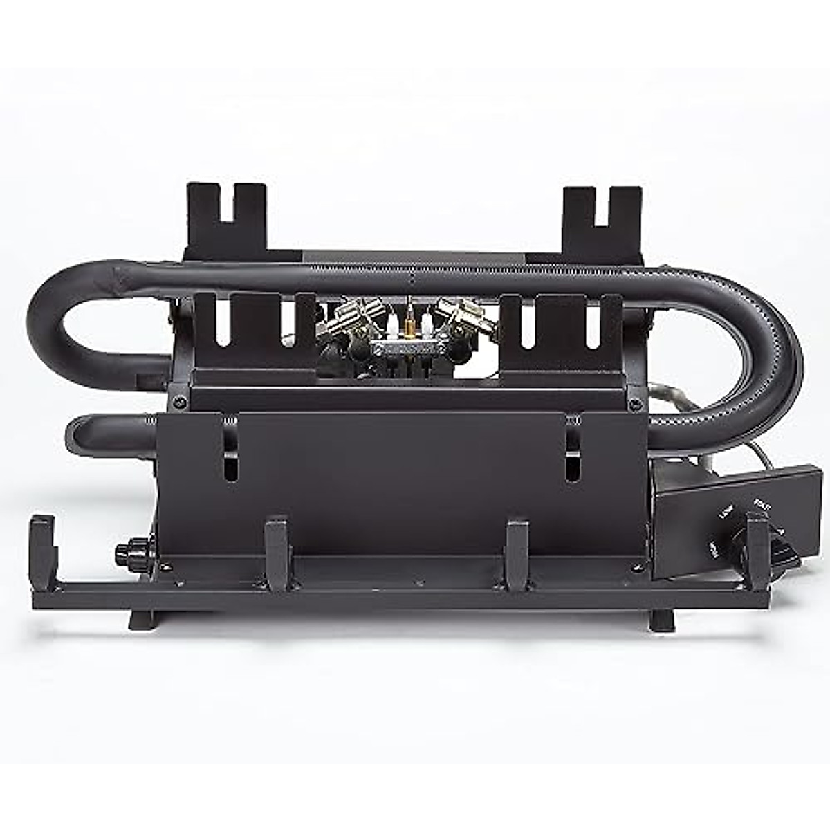 HearthSense VFL18M Dual Fuel Ventless Fireplace Logs Set with Manual Control, Use with Natural Gas or Liquid Propane, 30000 BTU, Heats up to 1000 Sq. Ft, Brown, 18 Inches