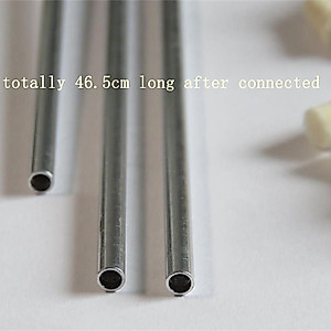 WINGS Air Gun Cleaning Rod Set for .177.22.25 (4.5mm, 5.5mm. 6.35mm) & Includes a jag Stud - for air Rifles and Pistols