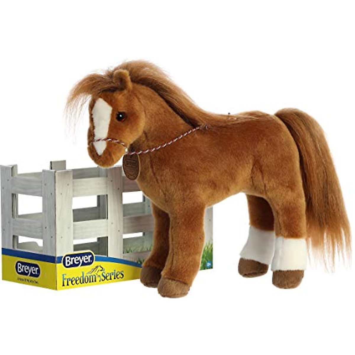 Breyer Aurora® Exquisite Quarter Horse Stuffed Animal - Realistic Detailing - Imaginative Play - Brown 13 Inches