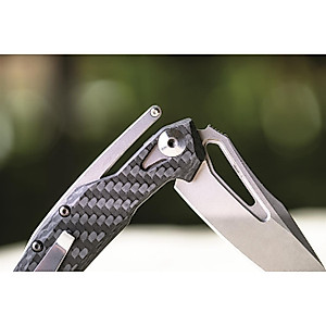 Zero Tolerance Original 0990, CPM 20CV Spear Point Pocket Knife, 3.25-in. Blade, Manual KVT Ball Bearings Opening, Inset Liner Lock (0990), Multicolor, Cotton Jersey