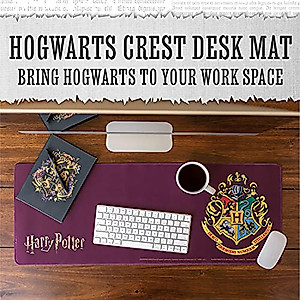 Paladone Harry Potter Hogwarts Crest Large Gaming Mouse Pad for Desk Keyboard Mousepad Non-Slip
