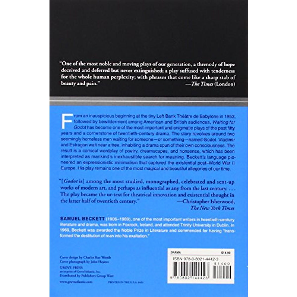 Waiting for Godot: A Tragicomedy in Two Acts