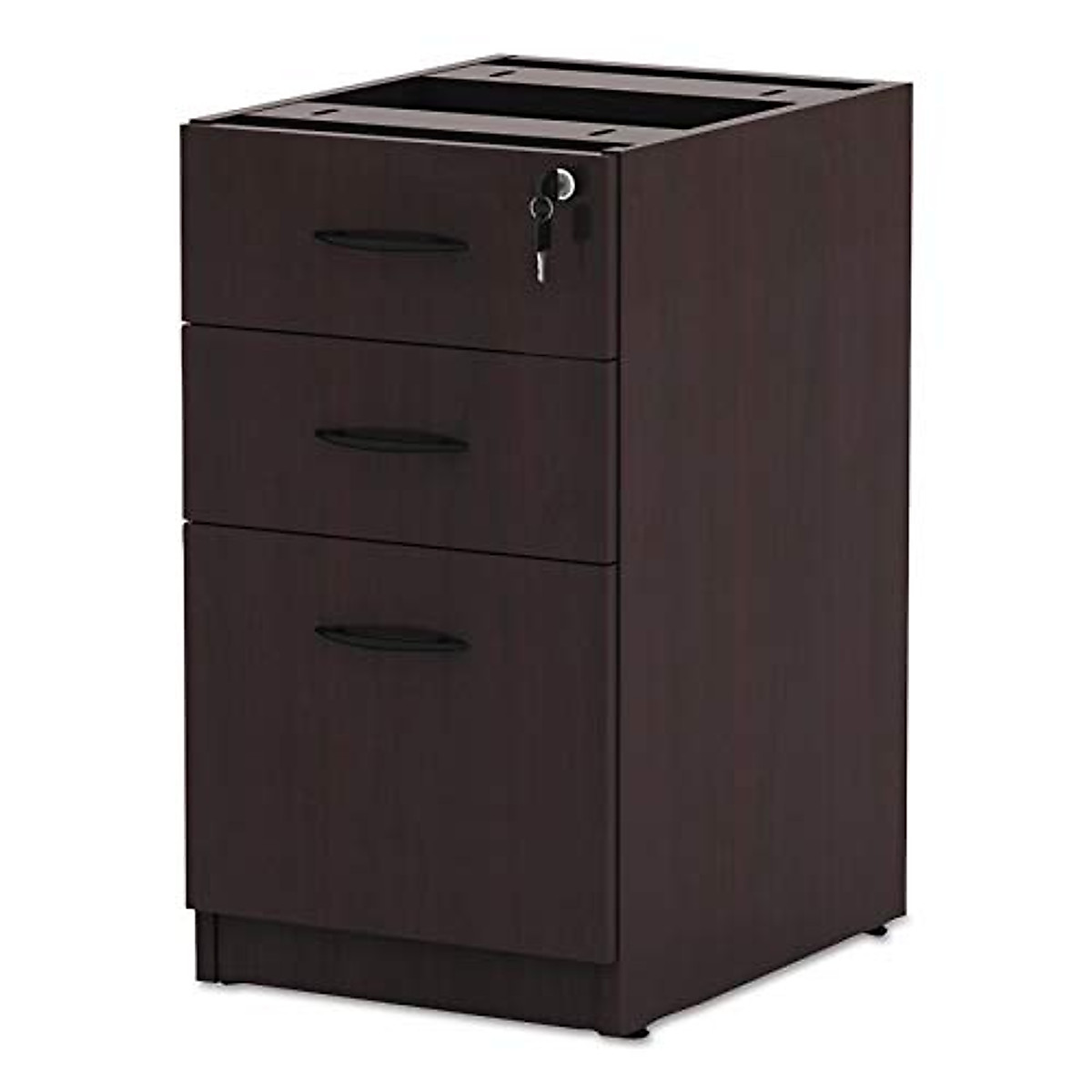 Alera ALEVA532822MY Valencia Series 15.63 in. x 20.5 in. x 28.5 in. Box/File Full Pedestal - Mahogany