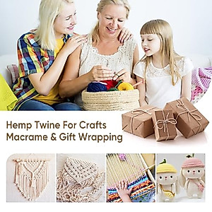 NS HEMP 100% Hemp Cord, Jewelry Making, 0.5mm, 120 Meters (400feet) (26 Natural)