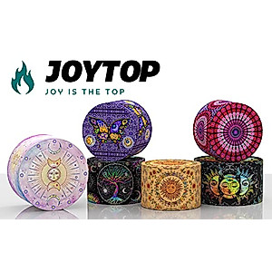 JOYTOP Grinder, 2.5 inch Boho Aesthetic Tree of Life Grinder (Colorful)