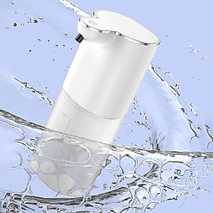 Eforcase Soap Dispenser, Automatic Foaming Hand Soap Dispenser Touchless Foam Soap Dispenser Rechargeable Bathroom Countertop Soap Pump for Bathroom Kitchen 13.5oz / 400ml