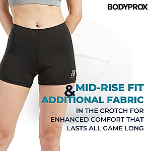 Bodyprox Volleyball Short for Women Black