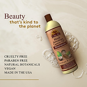OKAY Black Jamaican Castor Oil Shampoo - Jamaican Castor Shampoo for Hair Growth, Natural Moisturizing Shampoo to Strengthen & Restore Damaged Hair for Women and Men - 33 Oz