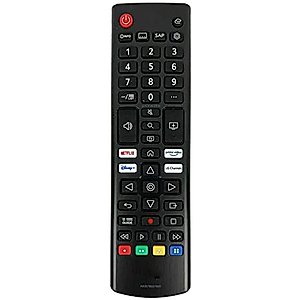Universal Remote Control for LG-TV-Remote, Compatible with LG UHD OLED QNED 4K 8K Smart TV AKB75375604 AKB75095307 AKB76037601 AKB76037603 AKB76040302 with Disney, Netflix, Prime Video, LG Channels