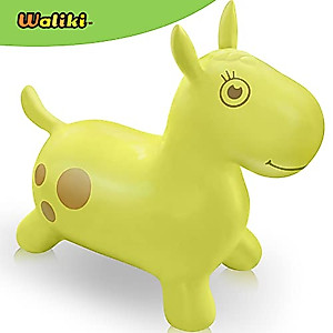 WALIKI Hopping Horse Hopper | Johnny The Bouncy Horse | Jumping Horse for Toddlers (Yellow)