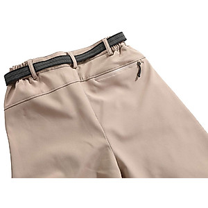 MOERDENG Men's Soft Shell Waterproof Winter Snow Ski Snowboarding Pants Fleece Cargo Hiking Pants