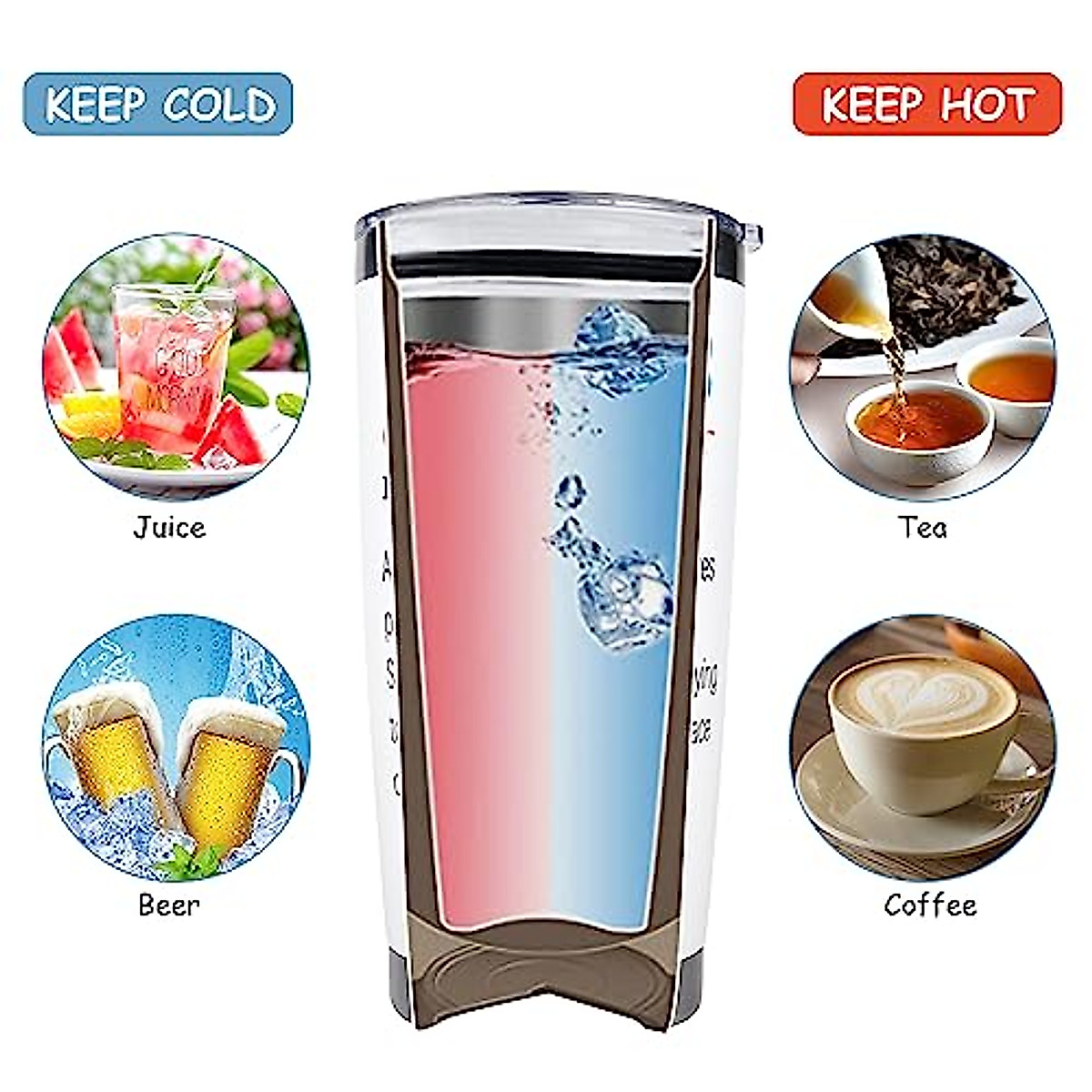 Moyel Thank You Gifts for Women 20Oz Travel Tumbler Cup Coffee Mug Chaos Coordinator Gifts for Her Birthday Christmas Inspirational Gifts for Mom Friends Female Teachers Coworkers Boss Nurse