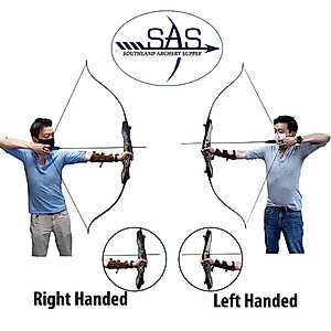 Southland Archery Supply Premier Take Down Recurve Bow with Stringer (40lbs, Left)