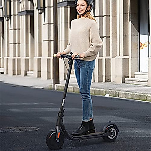Segway Ninebot F25 Electric Kick Scooter, 300W Powerful Motor, 10-inch Pneumatic Tire, Foldable Commuter Electric Scooter for Adults, Dark Grey
