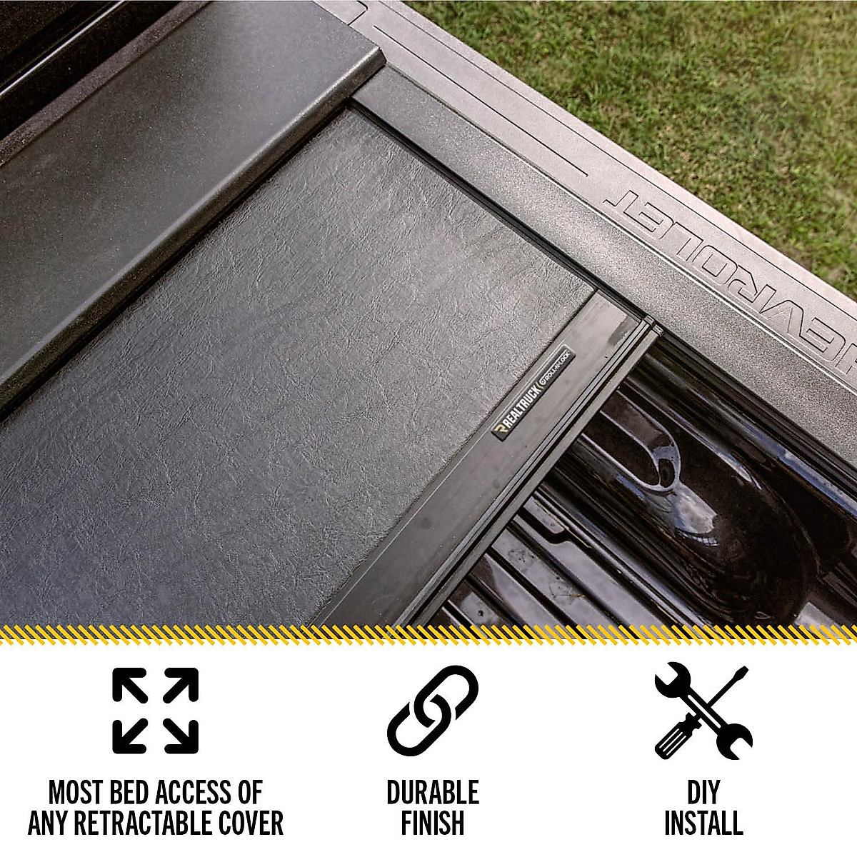 Roll N Lock M-Series Retractable Truck Bed Tonneau Cover | LG507M | Fits 2005 - 2015 Toyota Tacoma 5' Bed (60.3")