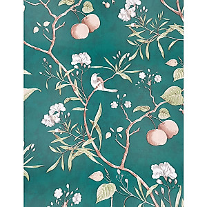 Yifasy Shelf Liner Green Striped Butterfly Self-Adhesive Drawer Cabinet Paper Line Vanity Dresser Sofa Table 118x17.7 Inch