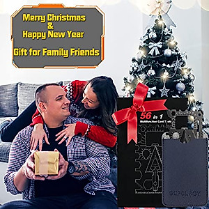 Wallet Multitool Card Bike Quick Repair Home Improvement Tools Key Chain Wallet Tools, Stocking Stuffers Christmas Birthday Gifts for Dad Father Boyfriend Husband Him