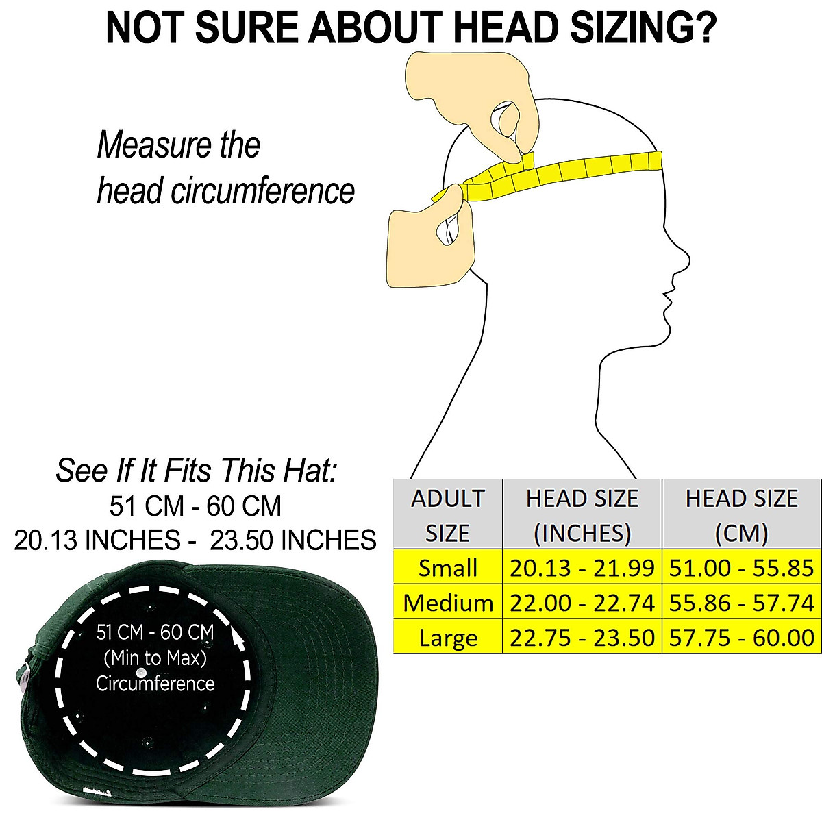 DALIX Ying Yang Dad Hat Baseball Cap Zen Peace Balance Philosophy in Dark Green