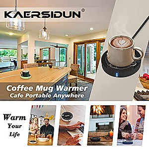 Coffee Mug Warmer, Mug Warmer for Desk with Gravity Switch Suitable for Home and Office Use, Cup Warmer for Coffee, Milk and Tea, Gift, Candle Warmer