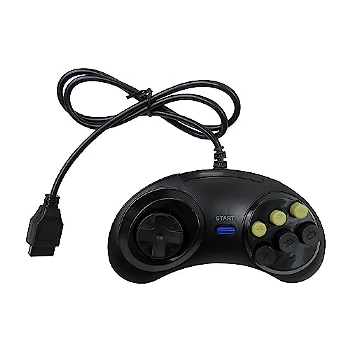 Vicue 2 Pack Game Controller Features 8-Way Directional Pad, 6 Digital Buttons and Mode Buttons Compatible for Sega Genesis