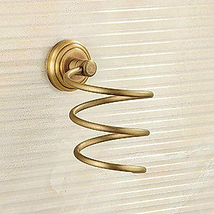KMMK Household Bathroom Shelf，Towel Rack， Shower Shelf European Antique European-Style Hair Dryer Rack Wall Hanging Hair Dryers Bathroom Hanging Shelves Ensuring Quality,A