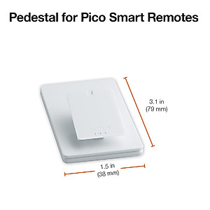 Lutron Caseta Wireless Pedestal for Pico Smart Remote, L-PED1-WH, White