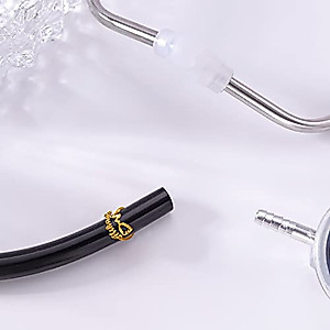 Personalized Stethoscope Name Tag Customized Iittman Stethoscope Charms Stethoscope ID Tag-Nurses Week/Graduation Gift for Nurse, Doctor, Medical Assistant (Style 7)