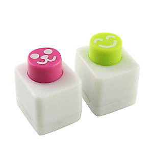 JCBIZ 1Set with 4 Pcs Rice Ball Mould Shaker Ball Shape Sushi Maker Mould and 2 Smile Face Seaweed Punch Embossing Mould Kitchen Tools for Shake DIY Lunch with a Mini Rice Spoon