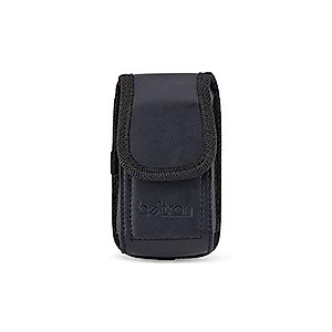 BELTRON Vertical Leather Pouch for DuraXE Epic E4830, DuraXV Extreme E4810, DuraXE E4710, DuraXV LTE E4610, Sonim XP3, XP3plus Features: Heavy Duty Belt Loop, Metal Belt Clip & Dual Magnet Closure