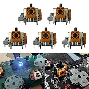 New 5 pcs Analog Stick Joystick Replacement Parts for Xbox360 PS2 PS3 wireless controller only