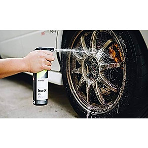CARPRO IronX Iron Remover: Lemon Scent - Stops Rust Spots and Pre-Mature Failure of The Clear Coat, Iron Contaminant Removal - 500mL with Sprayer (17oz)