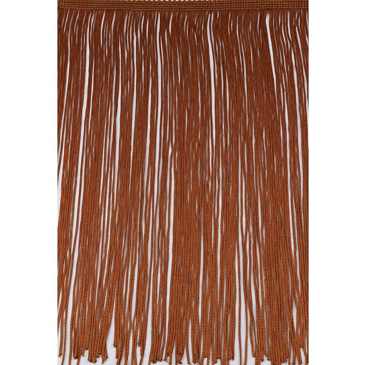 Heartwish268 Fringe Trim Lace Polyerter Fibre Tassel 12inch（″） Wide 10 Yards Long for Clothes Accessories and Latin Wedding Dress and DIY Lamp Shade Decoration Black Brown Coffee