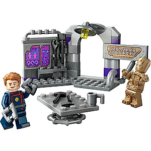 LEGO Marvel Guardians of The Galaxy Headquarters 76253, Super Hero Building Toy Set from Guardians of The Galaxy 3 with Groot and Star-Lord Minifigures, Gift for Kids, Boys and Girls Ages 7 and up