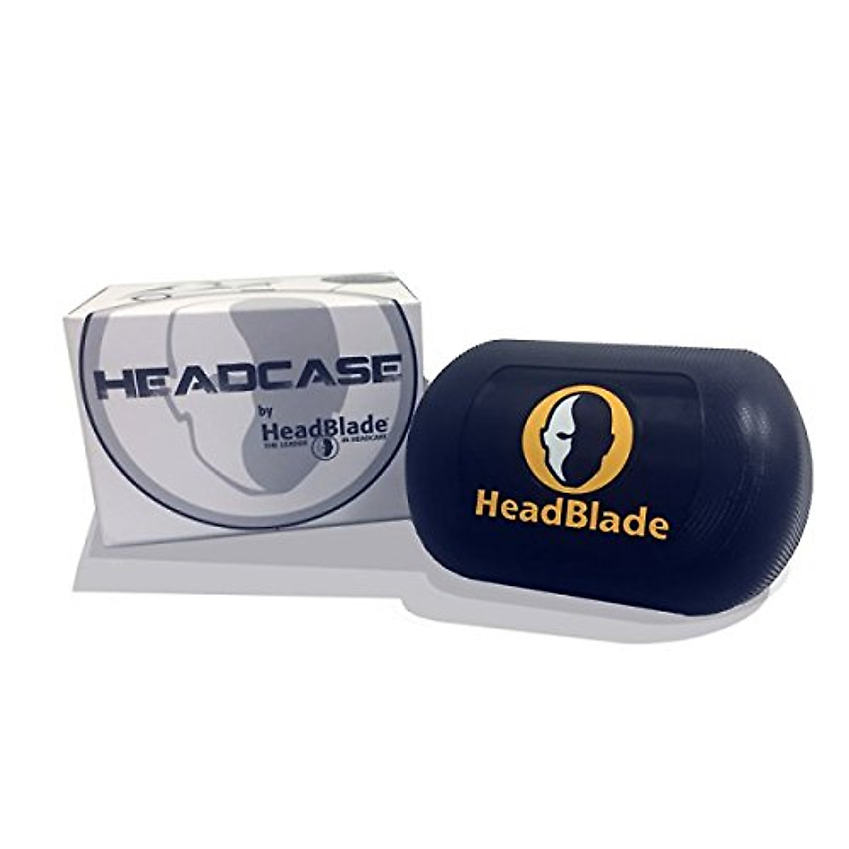 HeadBlade ATX Headshaver with HeadCase - Rigid Body with Multiblade Design and Non Slip Rubber Ring for Easy Reach, Close Shave