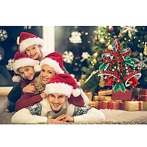 Enamel Christmas Tree Brooches & Pins for Women - Holiday Gifts with Rhinestones